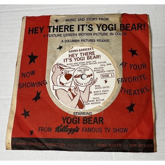 Kelloggs | Other | Vintage Kelloggs Hey There Its Yogi Bear Hanana ...